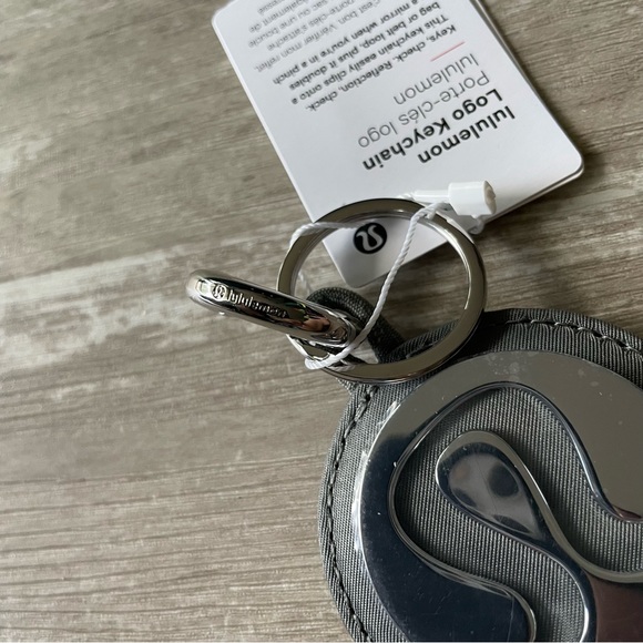lululemon athletica | Accessories | Lululemon Logo Bag Charm Keychain ...